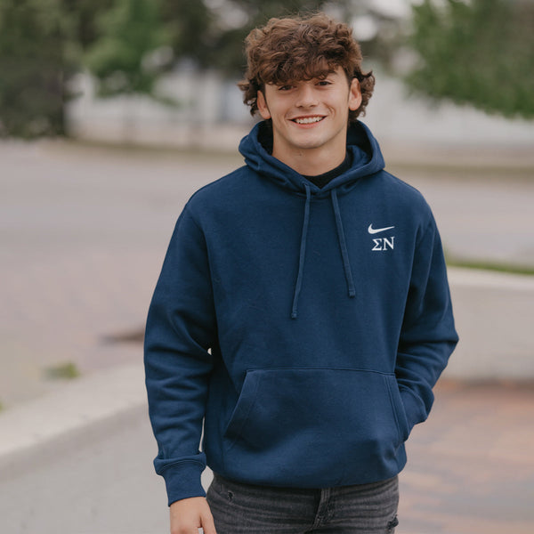 Sigma Nu Nike Embroidered Hoodie – Sigma Nu Official Store